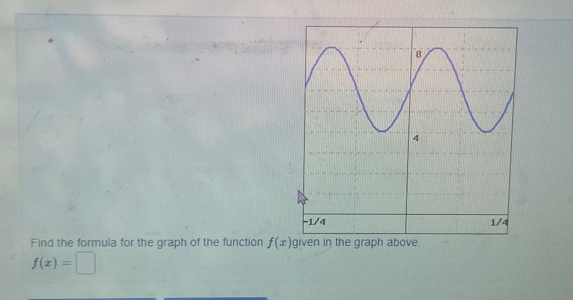 Solved Find the formula for the graph of the function f(x) | Chegg.com