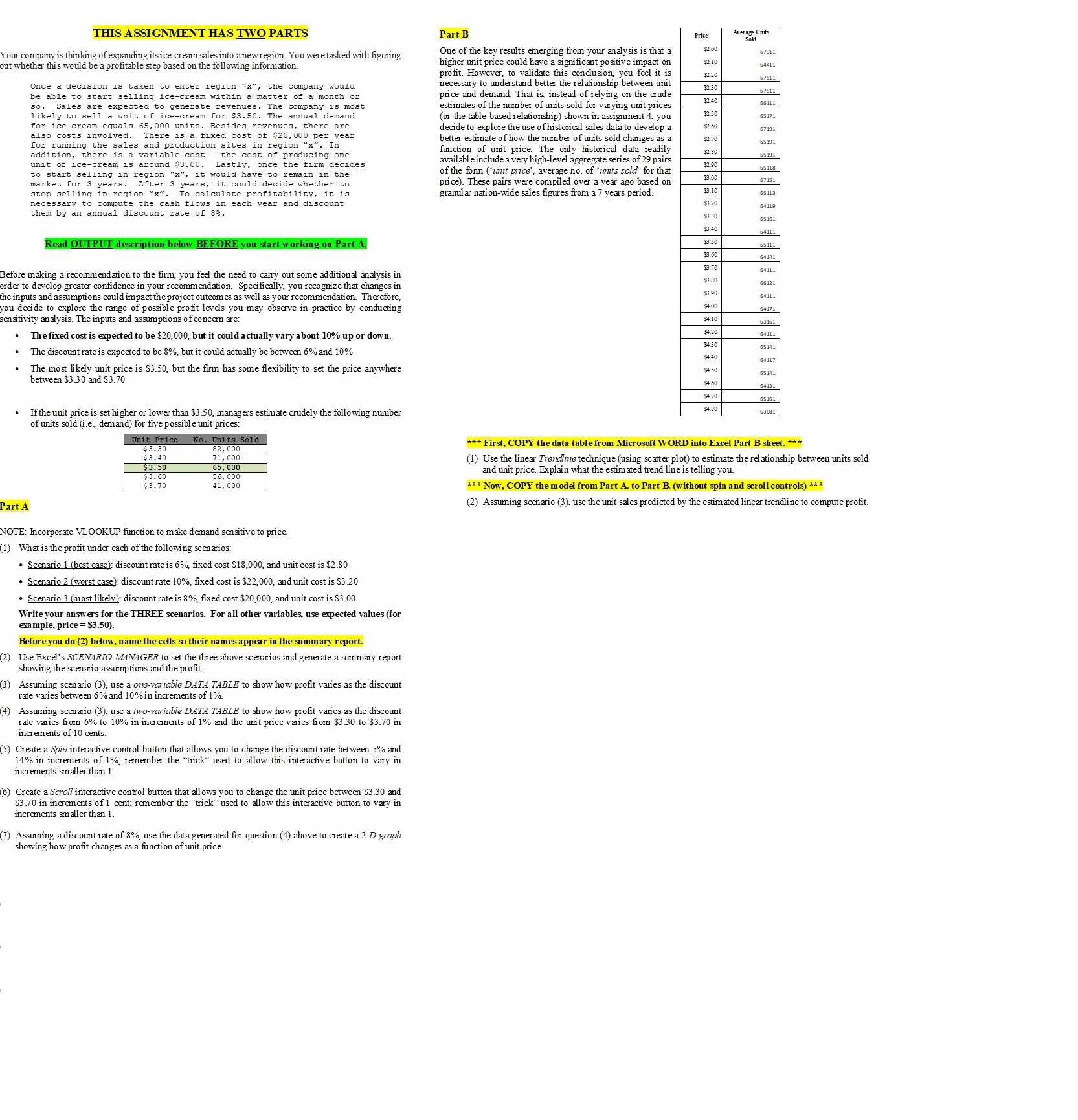 Solved What is the profit under the "best case" | Chegg.com