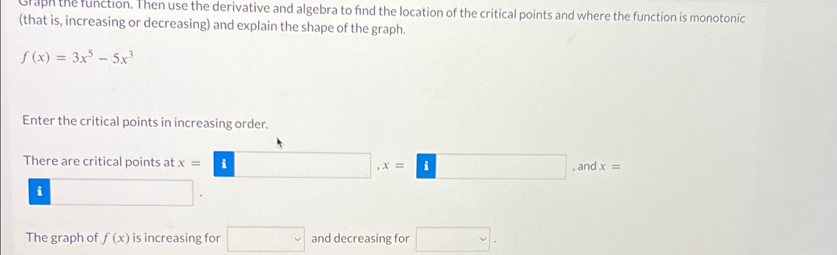 Solved (that is, ﻿increasing or decreasing) ﻿and explain the | Chegg.com