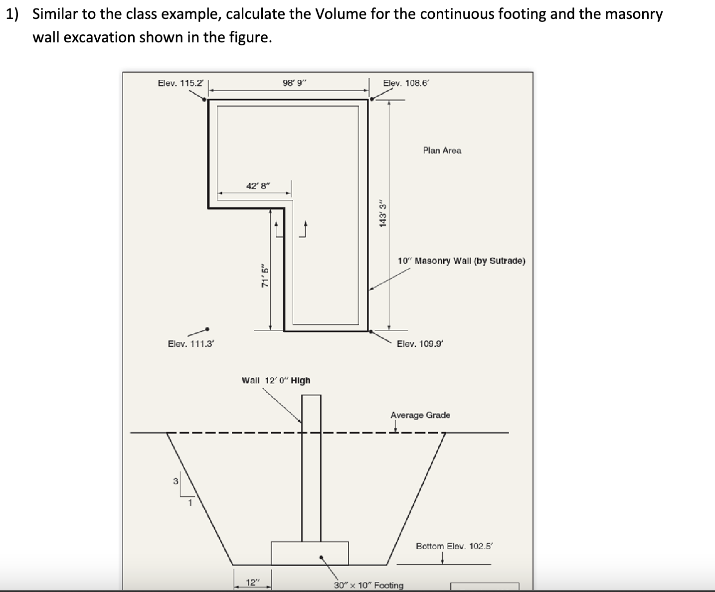 Solved Similar to the class example, calculate the Volume | Chegg.com