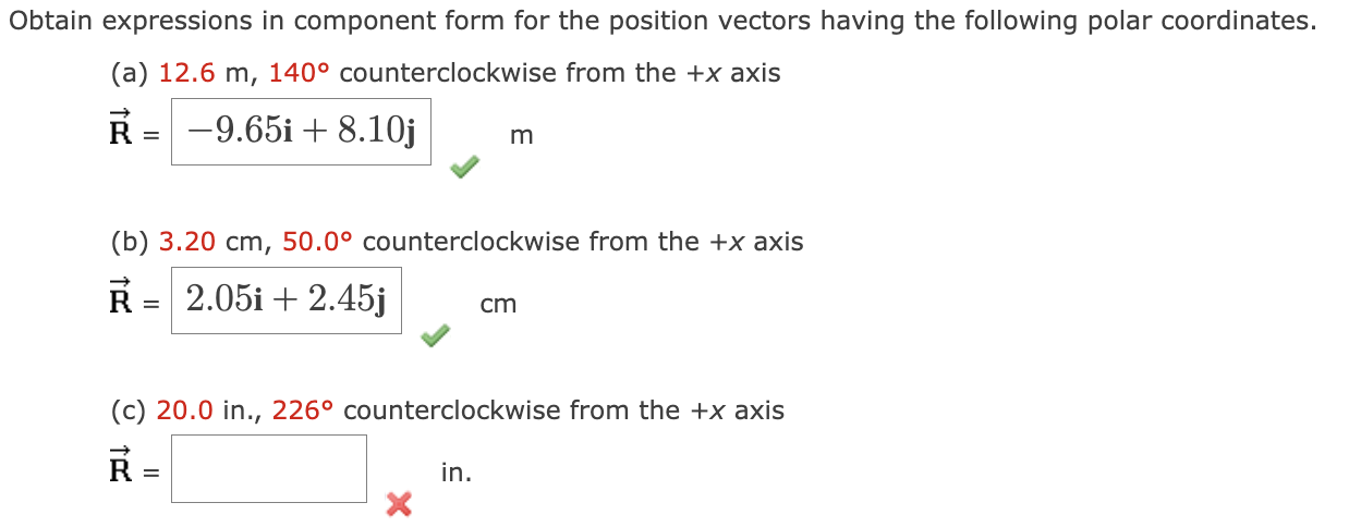 Solved Obtain expressions in component form for the position | Chegg.com