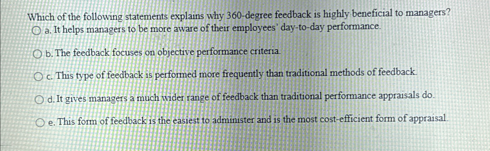 Solved Which of the following statements explains why | Chegg.com
