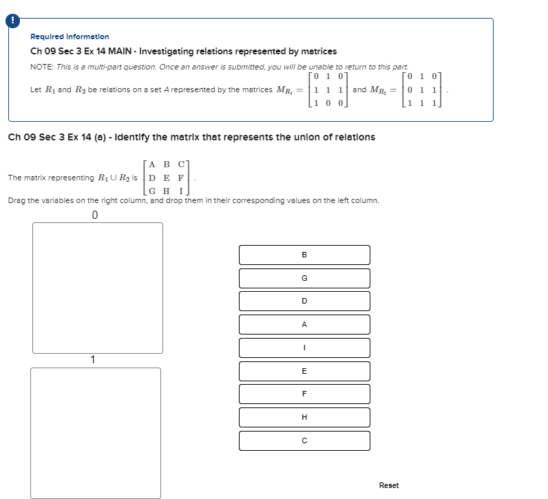 Solved Ch 09Sec3Ex14 (a) - ﻿Identify the matrix that | Chegg.com