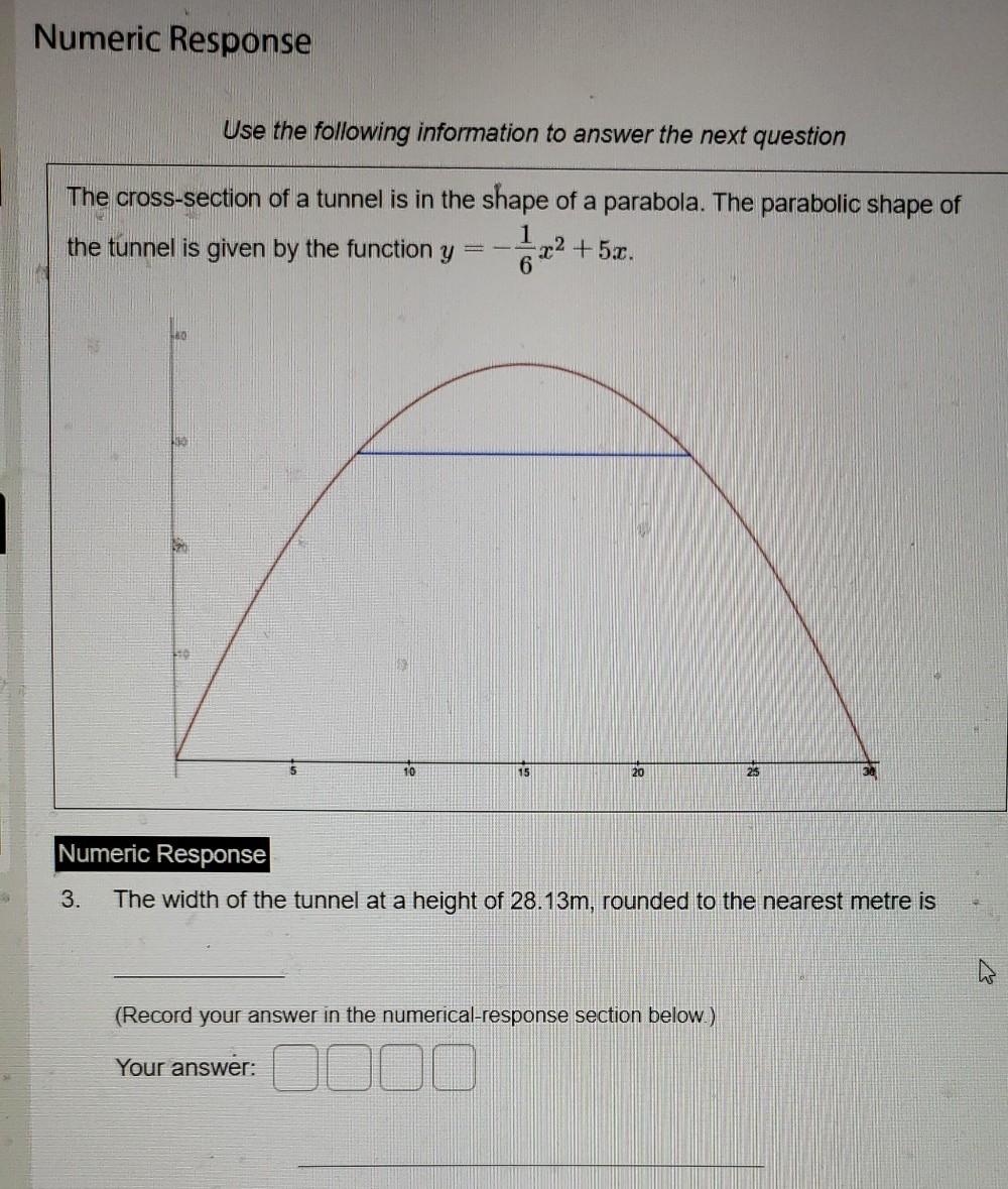 Solved Numeric Response Numeric Response The solution to the | Chegg.com