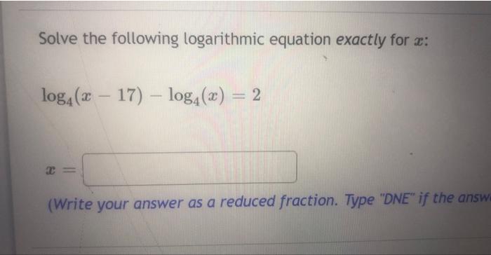 Solved Rewrite the expression logx+5log(y−1)−5log(z+5) as a | Chegg.com