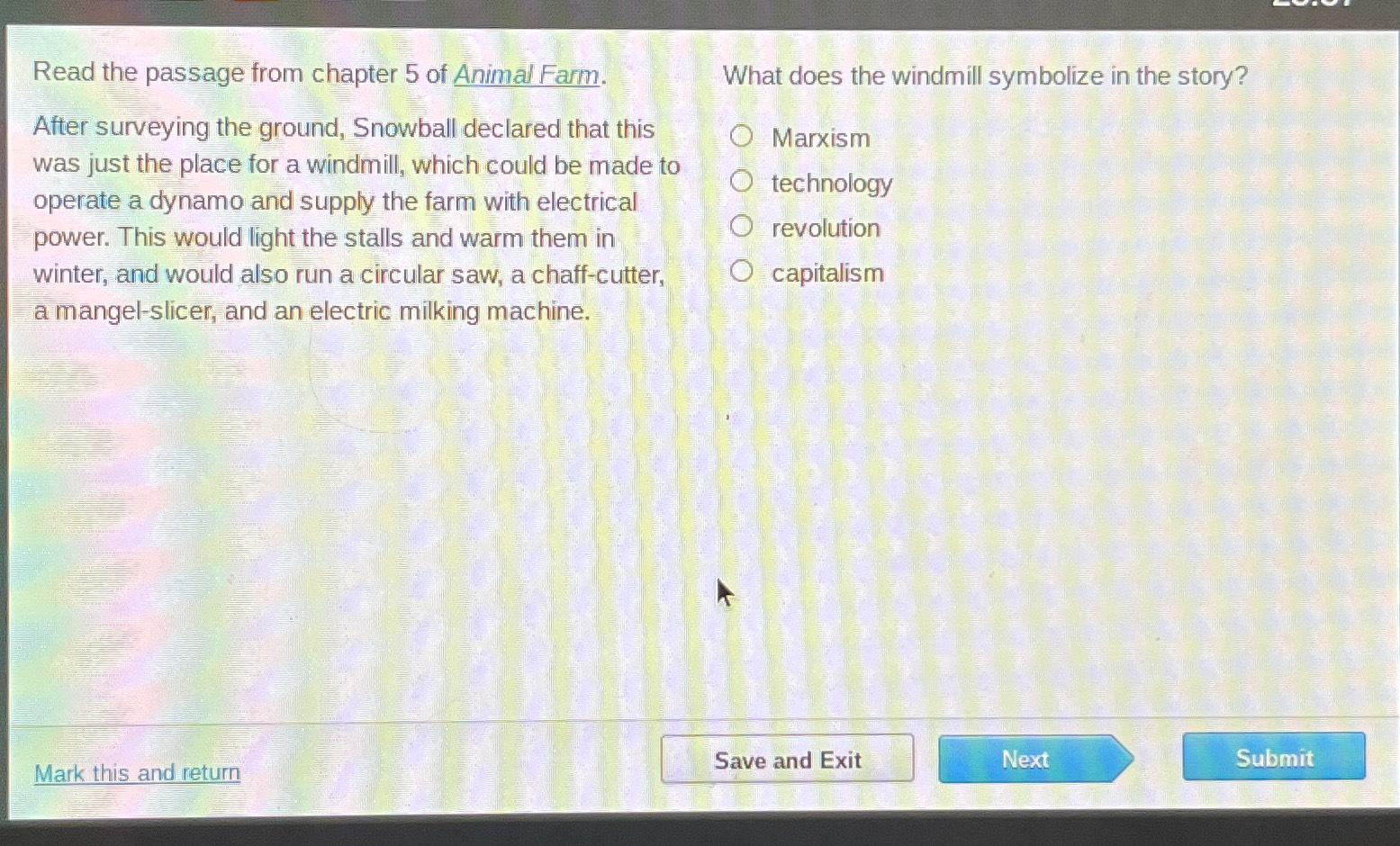 Solved Read the passage from chapter 5 ﻿of Animal Farm.After | Chegg.com
