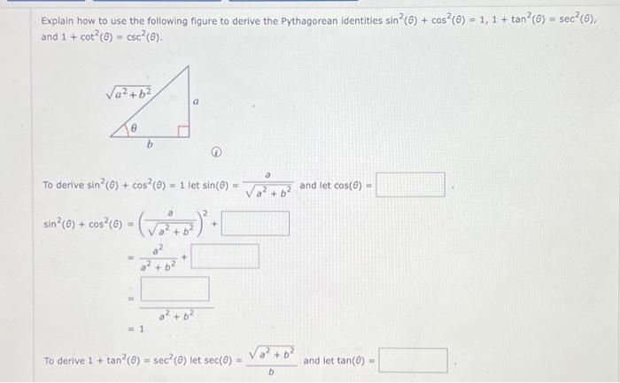Solved Explain how to use the following figure to derive the | Chegg.com