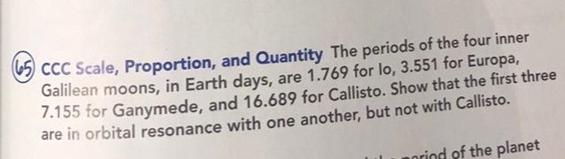 Solved CCC Scale, Proportion, and Quantity The periods of | Chegg.com
