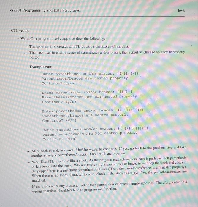 Solved 7rite C++ program hw 6 . epp that does the following: | Chegg.com