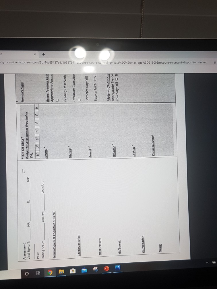 Solved tional Nursing Process Daily Care Plan University om | Chegg.com