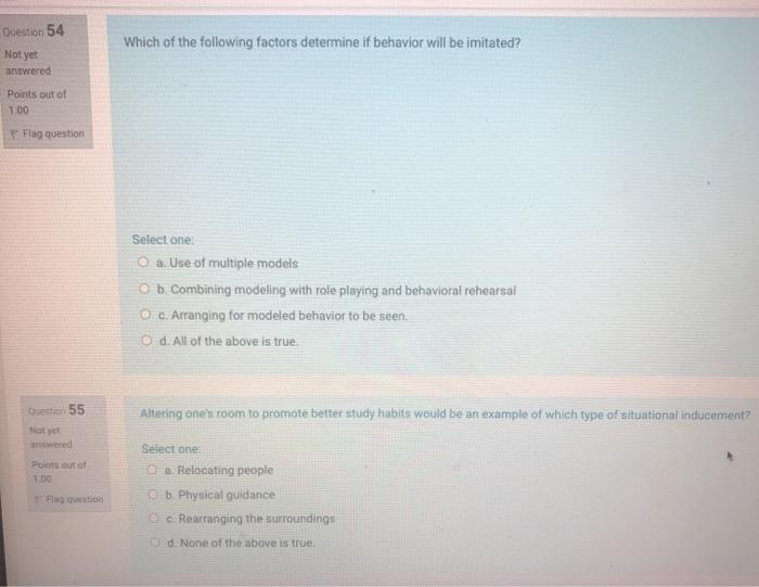 Solved estion 51 A type of situational inducement is | Chegg.com