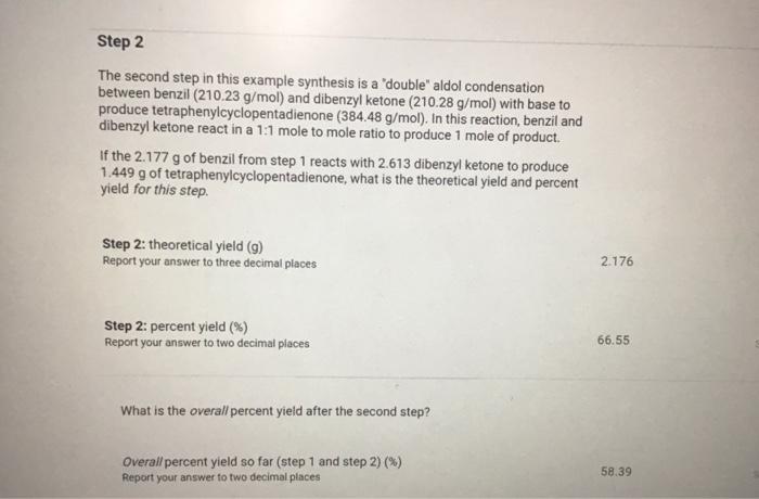 Solved The first step in this example synthesis is to | Chegg.com