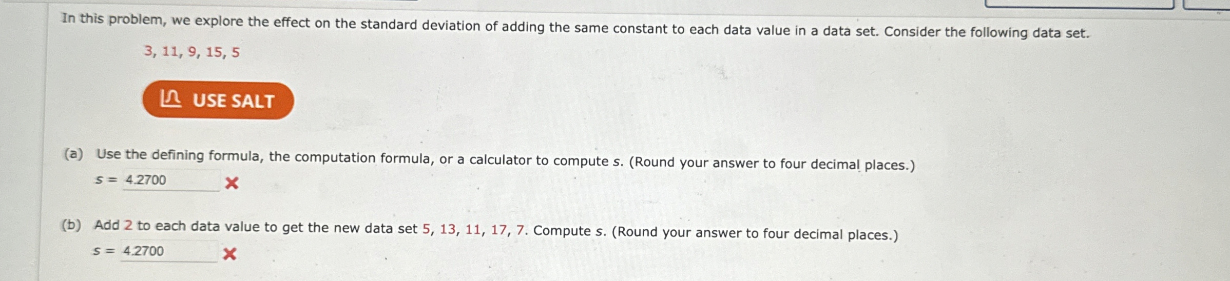 Solved In this problem, we explore the effect on the | Chegg.com