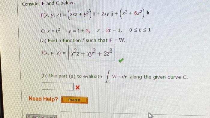 Solved Consider F and C below. | Chegg.com