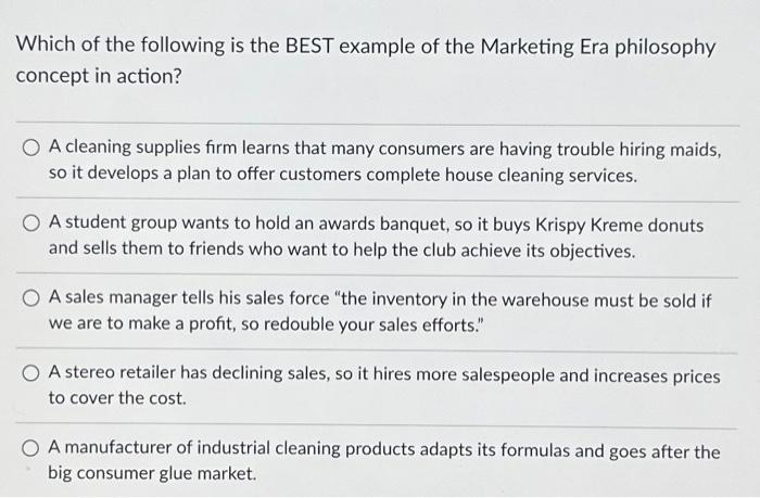 Solved The four P's of the marketing mix includes all of the | Chegg.com