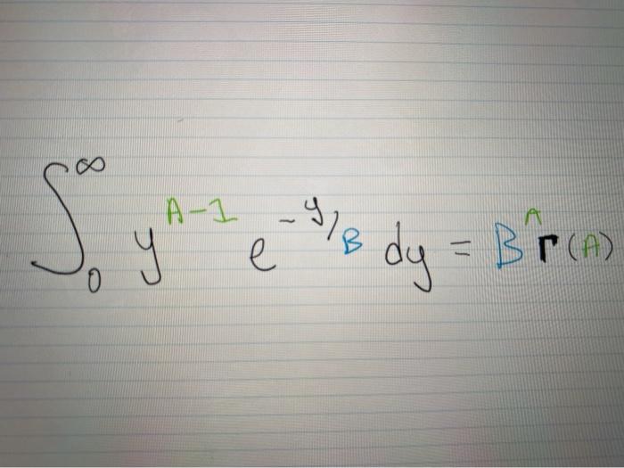 Solved Suppose That A Continous Random Variable Y Has A 