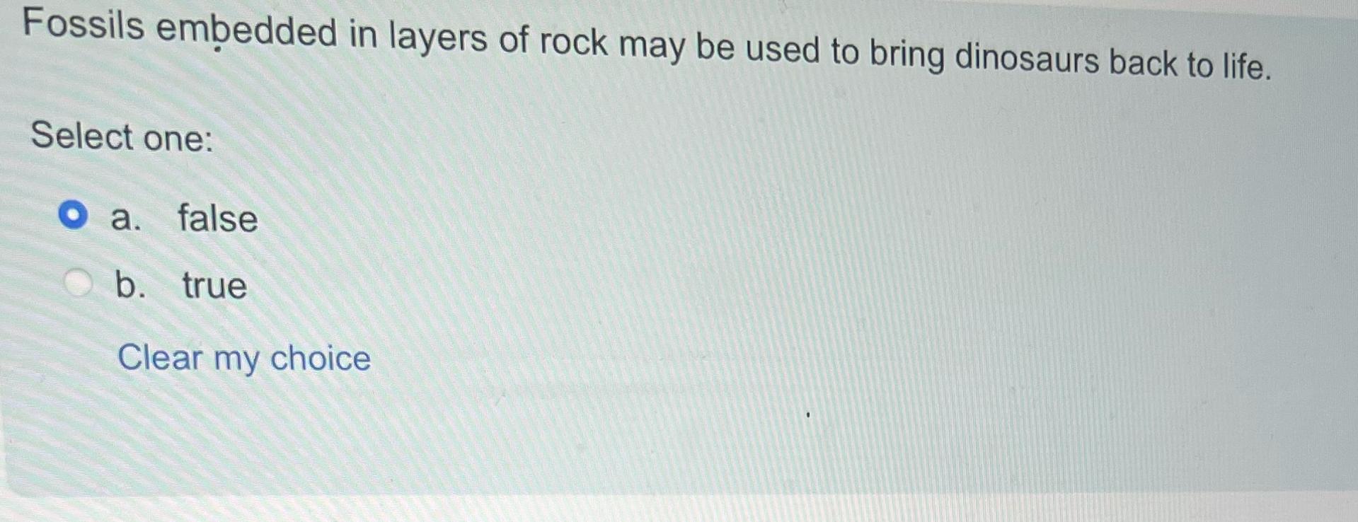 Solved Fossils embedded in layers of rock may be used to | Chegg.com