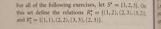 Solved 10.2. Draw digraphs for relations R and Ry on S*. | Chegg.com