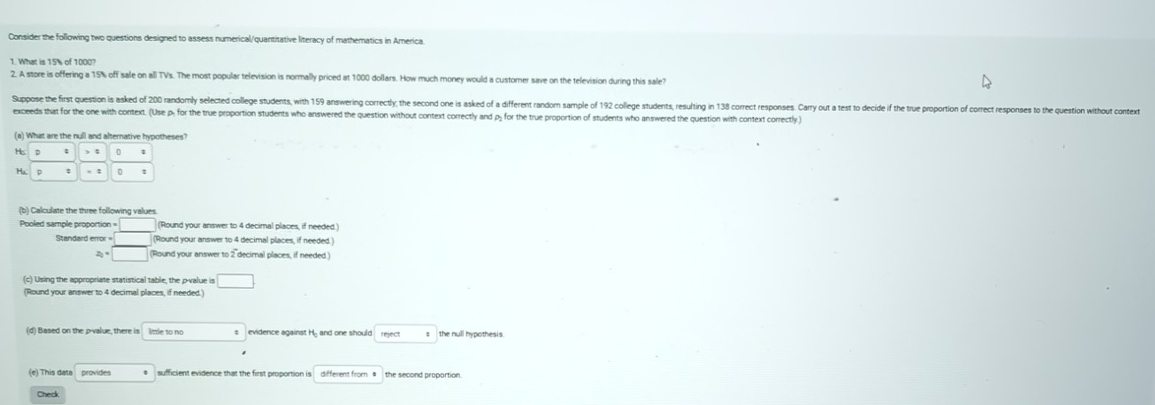 Solved Consider the following two questions designed to | Chegg.com