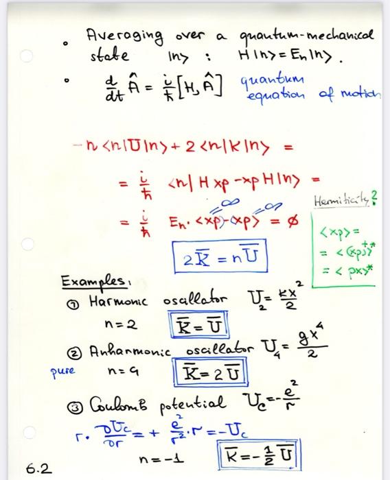 Solved 2. Apply Virial Theorem in the case of a | Chegg.com