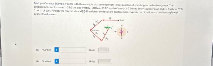 Solved Multiple Concept Example 9 deals with the concepts | Chegg.com