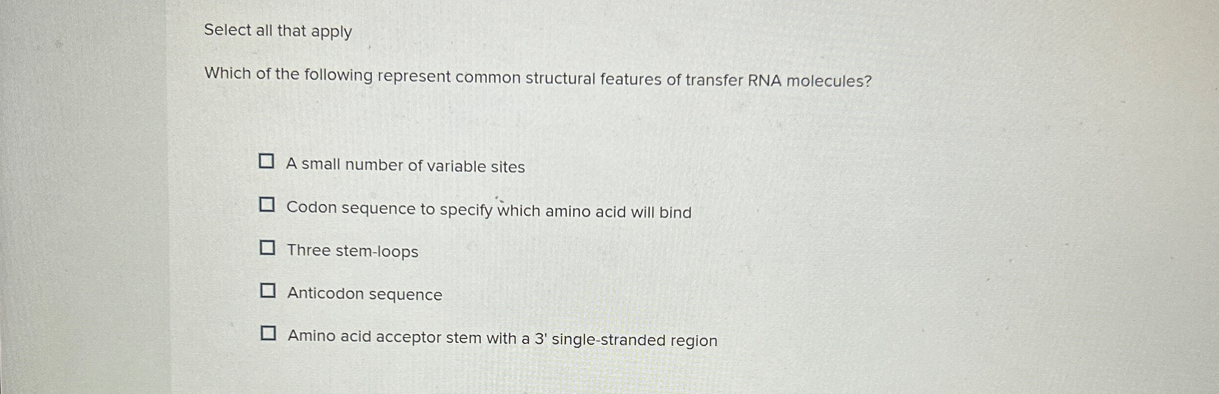 Solved Select all that applyWhich of the following represent | Chegg.com