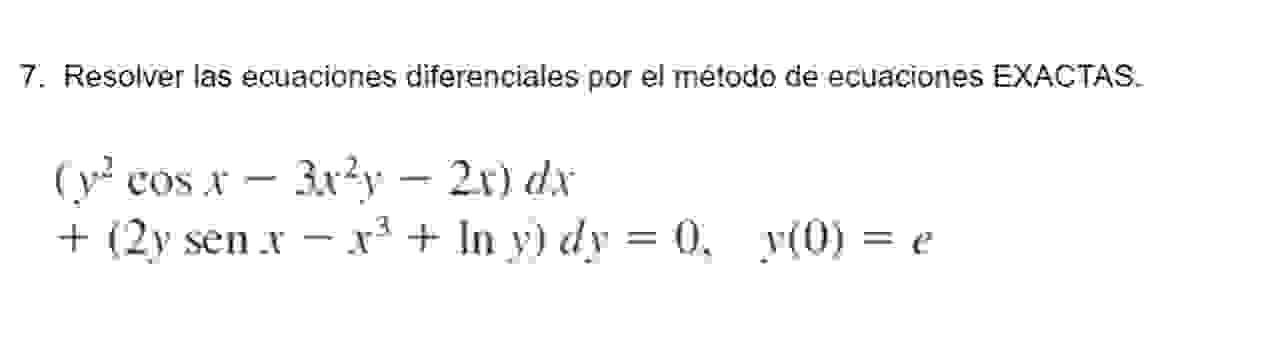 Solved Resolver las ecuaciones diferenciales por el método | Chegg.com