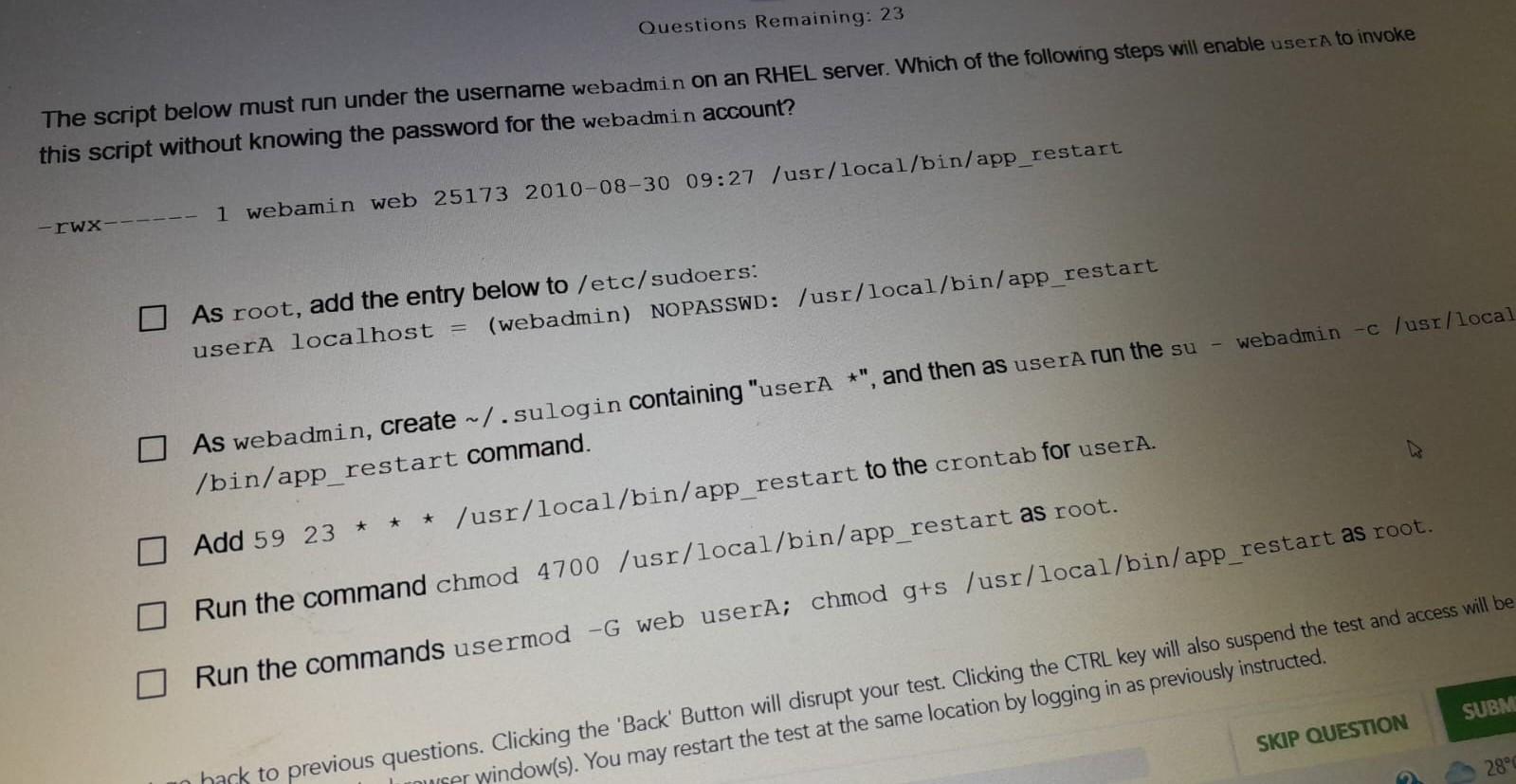 Solved An Azure administrator has deployed a VM in the | Chegg.com