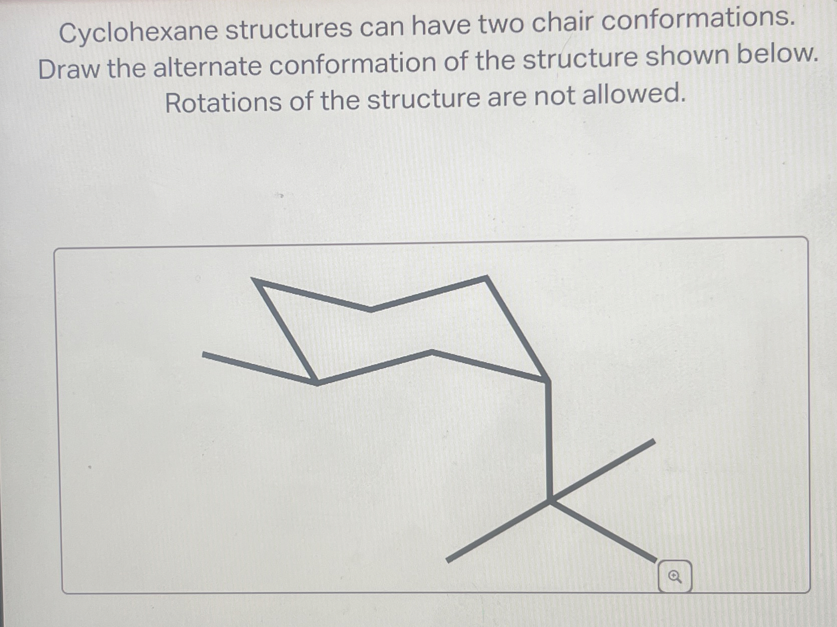 Solved Cyclohexane structures can have two chair | Chegg.com