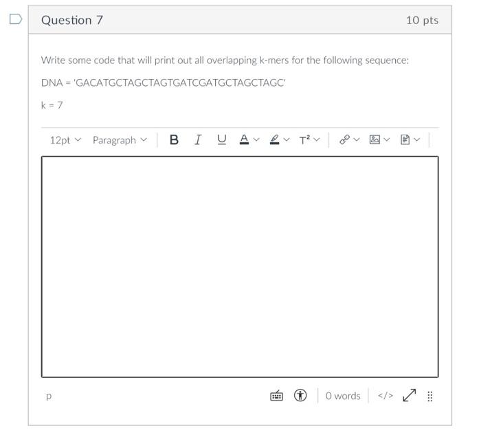 Solved Write some code that will print out all overlapping | Chegg.com