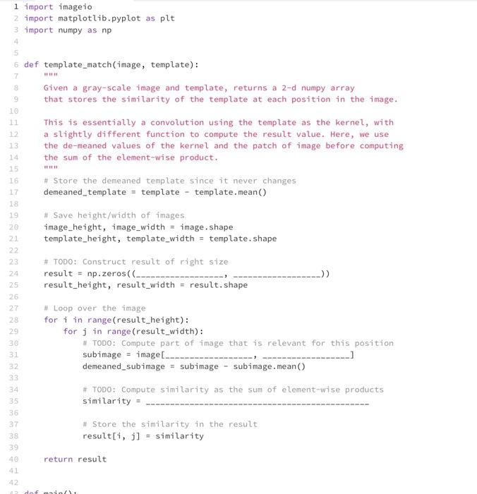 Template match This checkpoint problem is mostly done | Chegg.com
