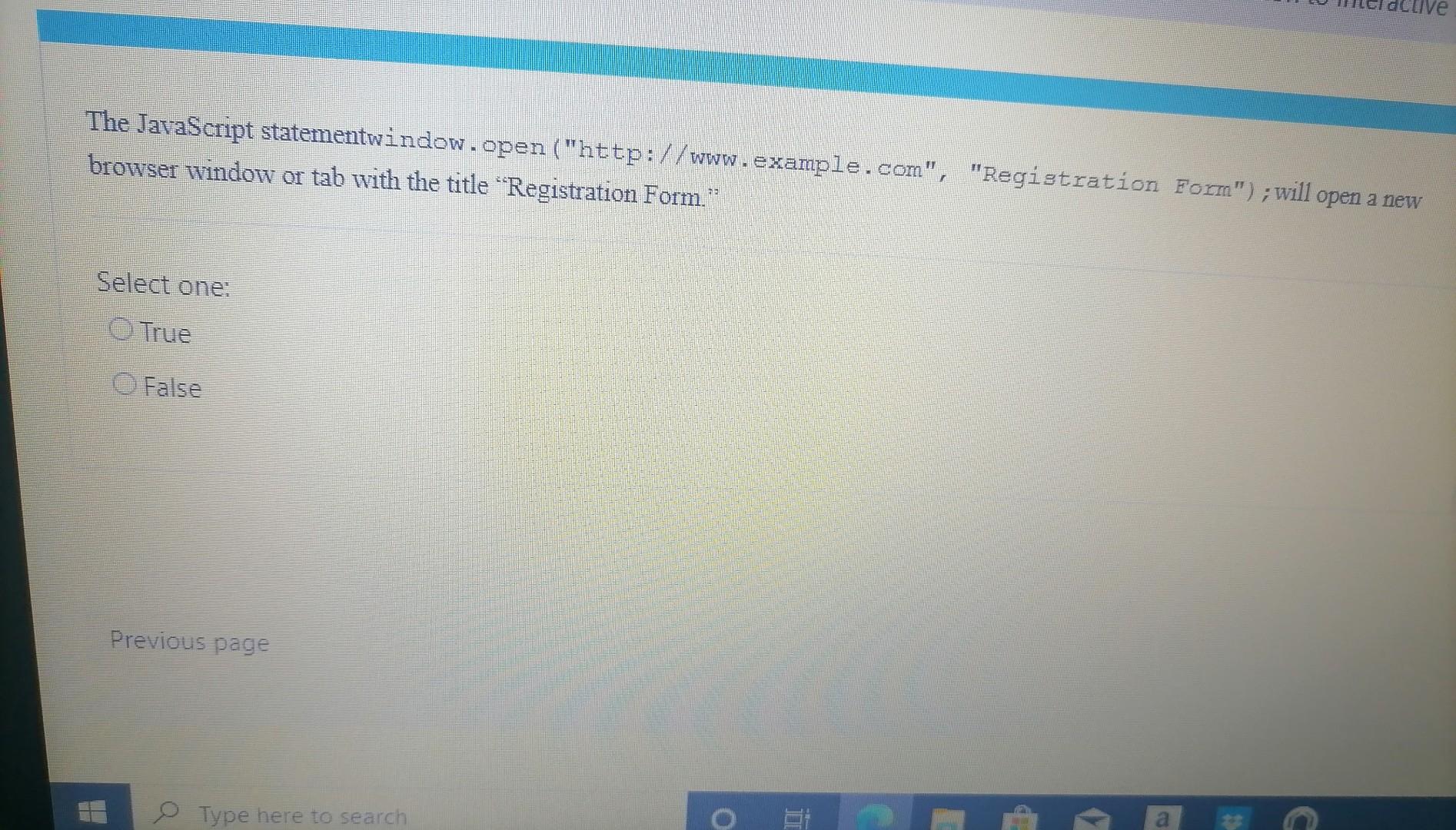 Solved The JavaScriptreset () method is typically applied to | Chegg.com