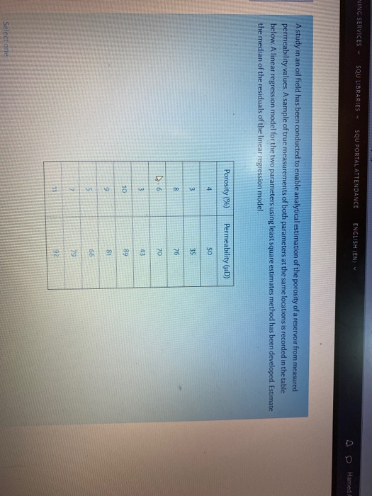 Solved NING SERVICES W SQU LIBRARIES SQU PORTAL ATTENDANCE | Chegg.com
