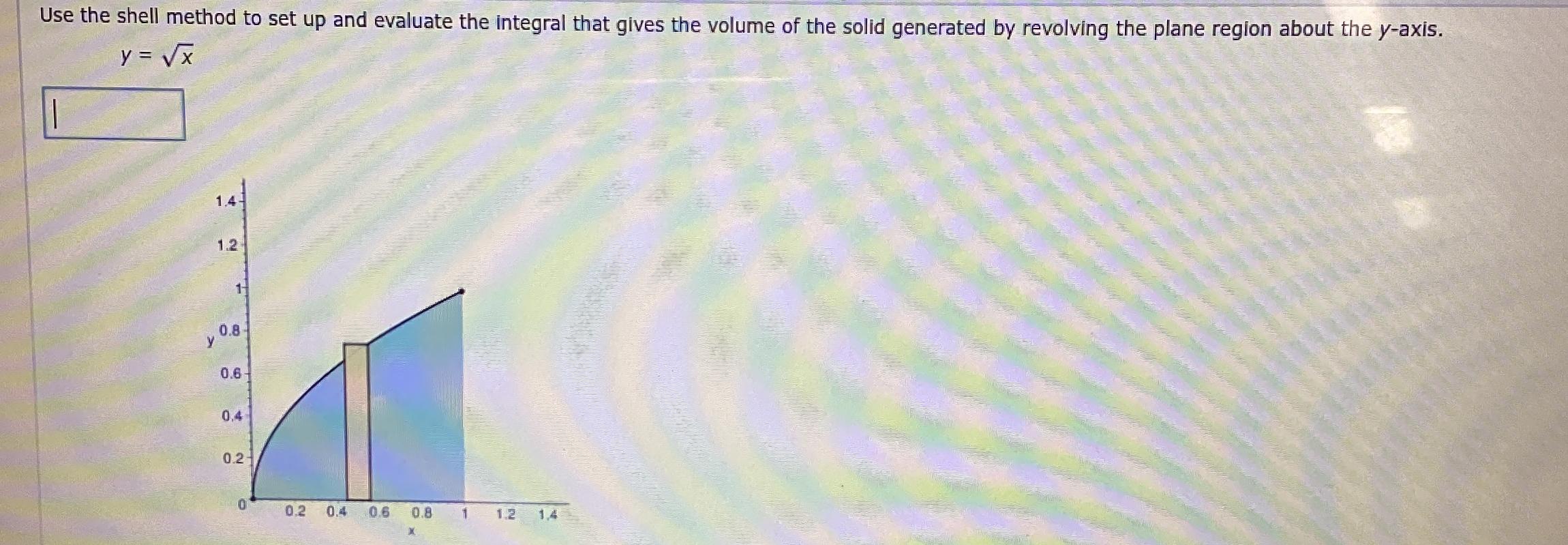 Solved Use the shell method to set up and evaluate the | Chegg.com