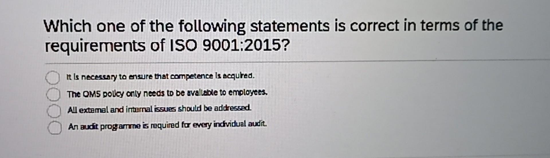 Solved Which one of the following statements is correct in | Chegg.com