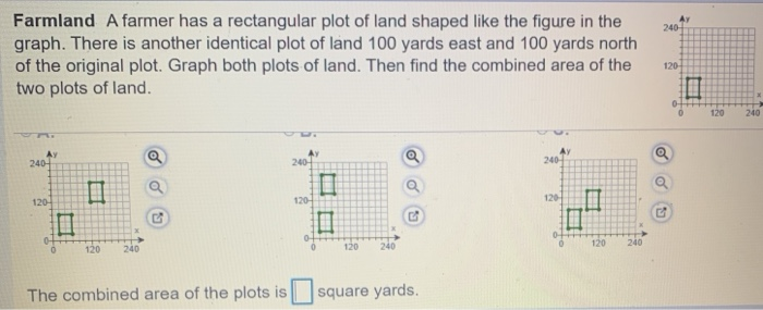 Solved 240 Farmland A farmer has a rectangular plot of land | Chegg.com
