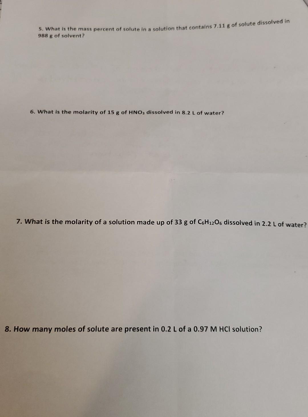 Solved 9. What volume of a 7.8MHCl solution are required to | Chegg.com