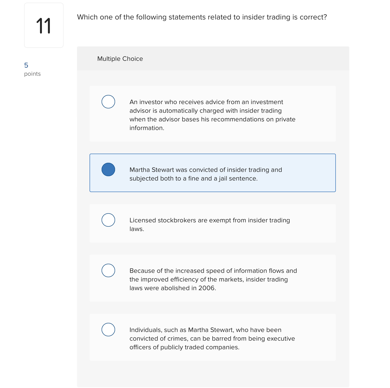 Solved 11Which one of the following statements related to | Chegg.com