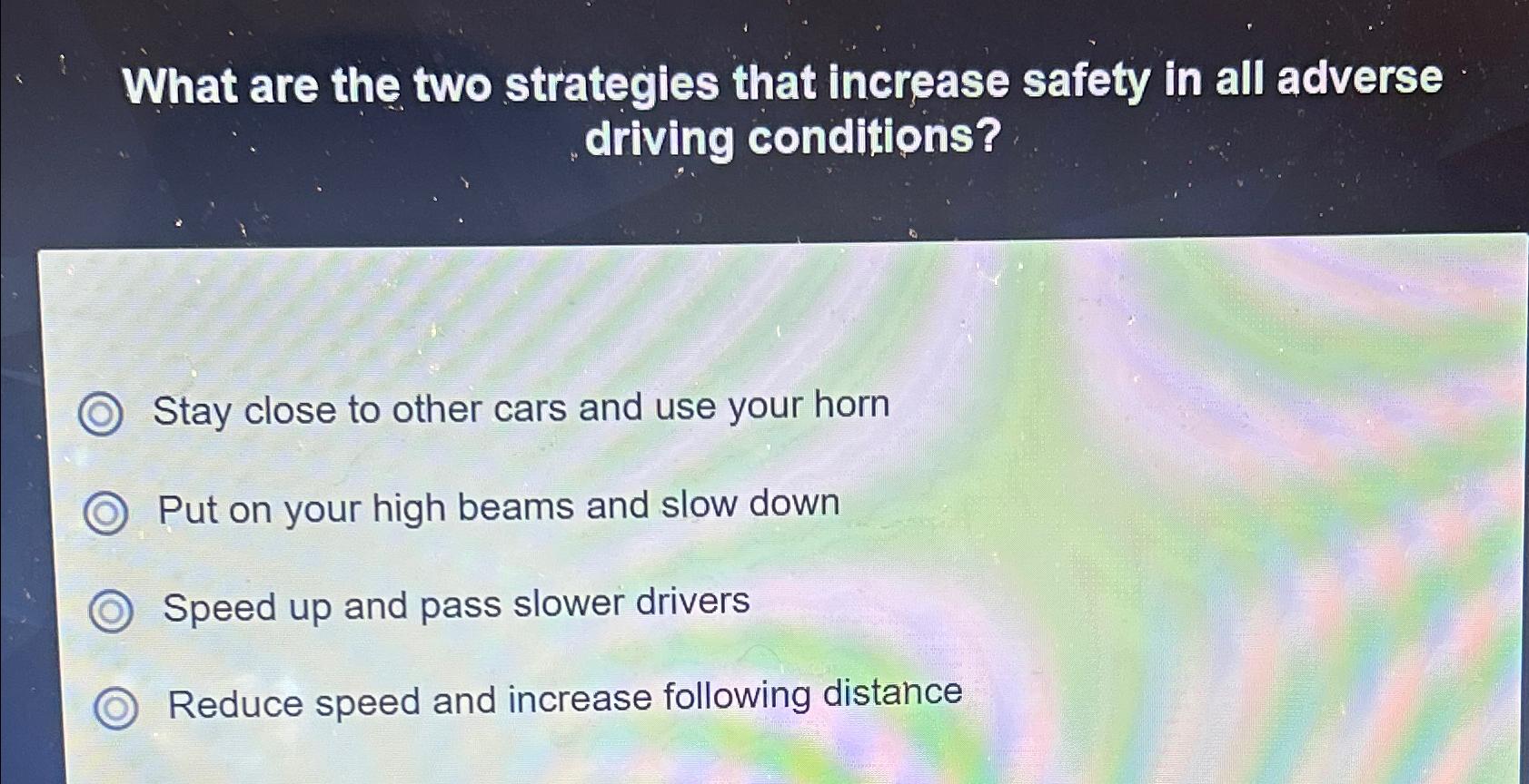 Solved What are the two strategies that increase safety in | Chegg.com