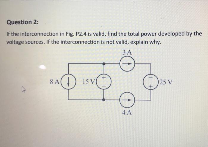 Solved Question 2: If the interconnection in Fig. P2.4 is | Chegg.com
