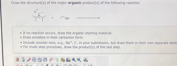 Solved Draw the structure(s) of the major organic product(s) | Chegg.com