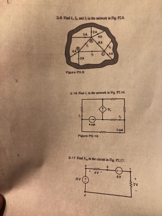 Solved 2.8 Find /. Is and in the network in Fig. P2.8. | Chegg.com