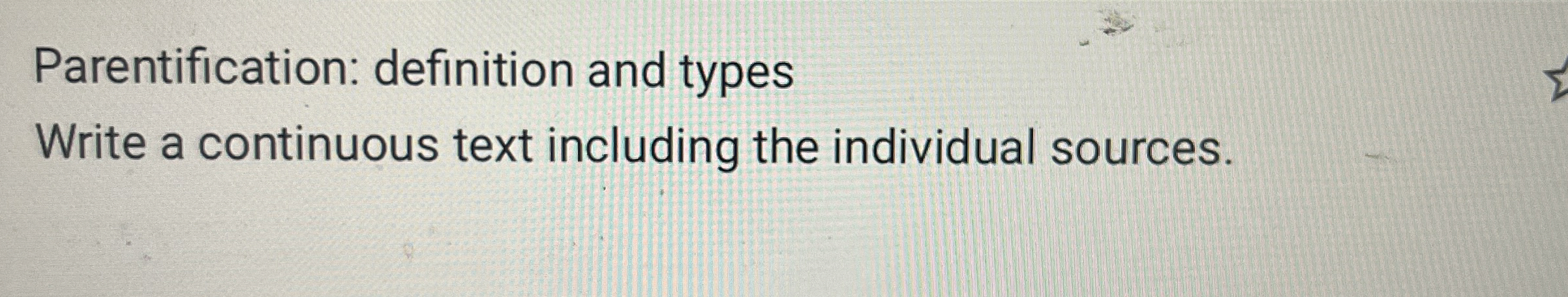 Solved Parentification: definition and typesWrite a | Chegg.com