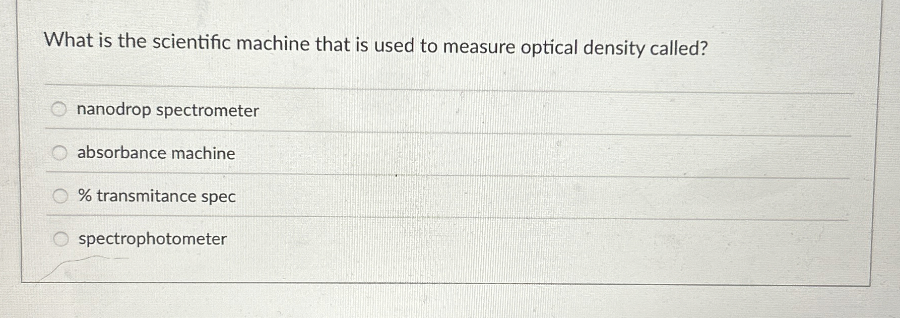 Solved What is the scientific machine that is used to | Chegg.com