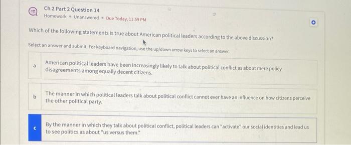 Ch 2 Part 2 Question 14 Homework * Unanswered * Due | Chegg.com