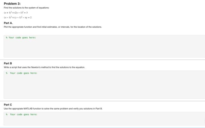 Solved Problem 2: Find the solutions to the equation: | Chegg.com