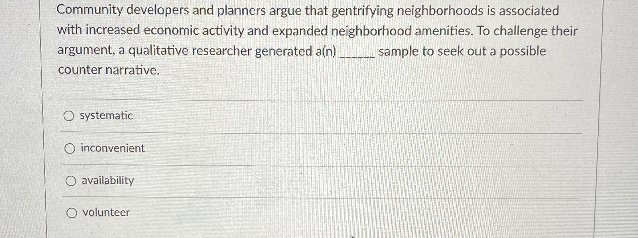 Solved Community developers and planners argue that | Chegg.com