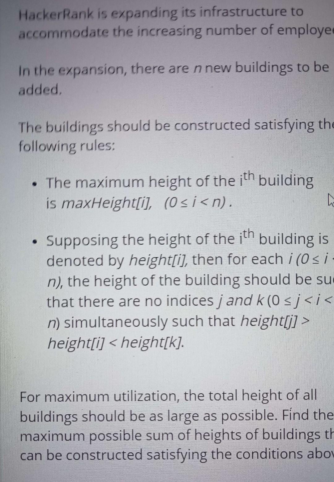 Solved HackerRank is expanding its infrastructure to | Chegg.com