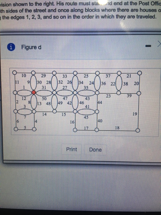 Solved a mail carrier must deliver mail on foot along the | Chegg.com