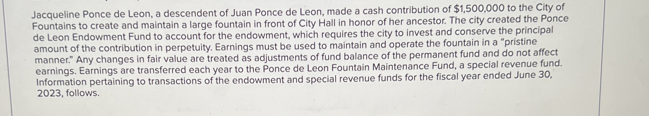Solved Jacqueline Ponce de Leon, a descendent of Juan Ponce | Chegg.com